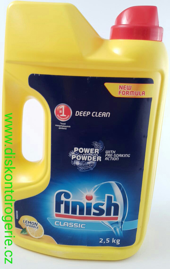 Calgonit Finish Prášek Power Powder Lemon 2,5 kg : Drogerie, parfémy ...
