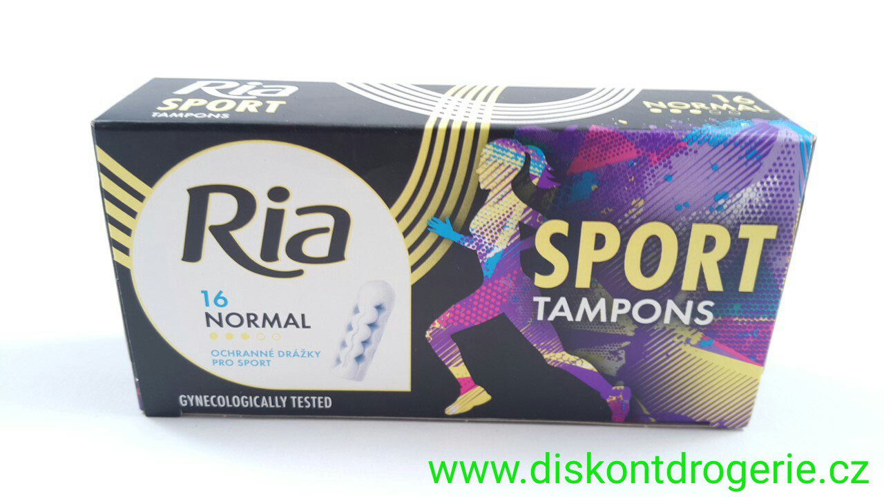 TAMPONY RIA sport normal 16KS : Drogerie, parfémy, BIO produkty