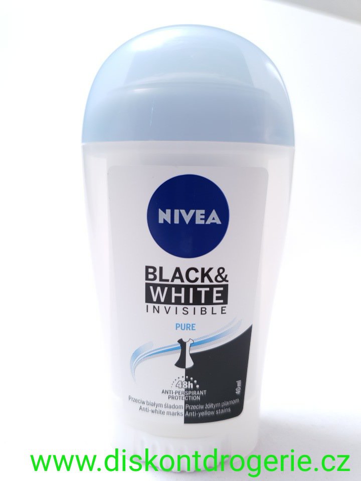 NIVEA DEO STICK B&W pure 40ml : Drogerie, parfémy, BIO produkty
