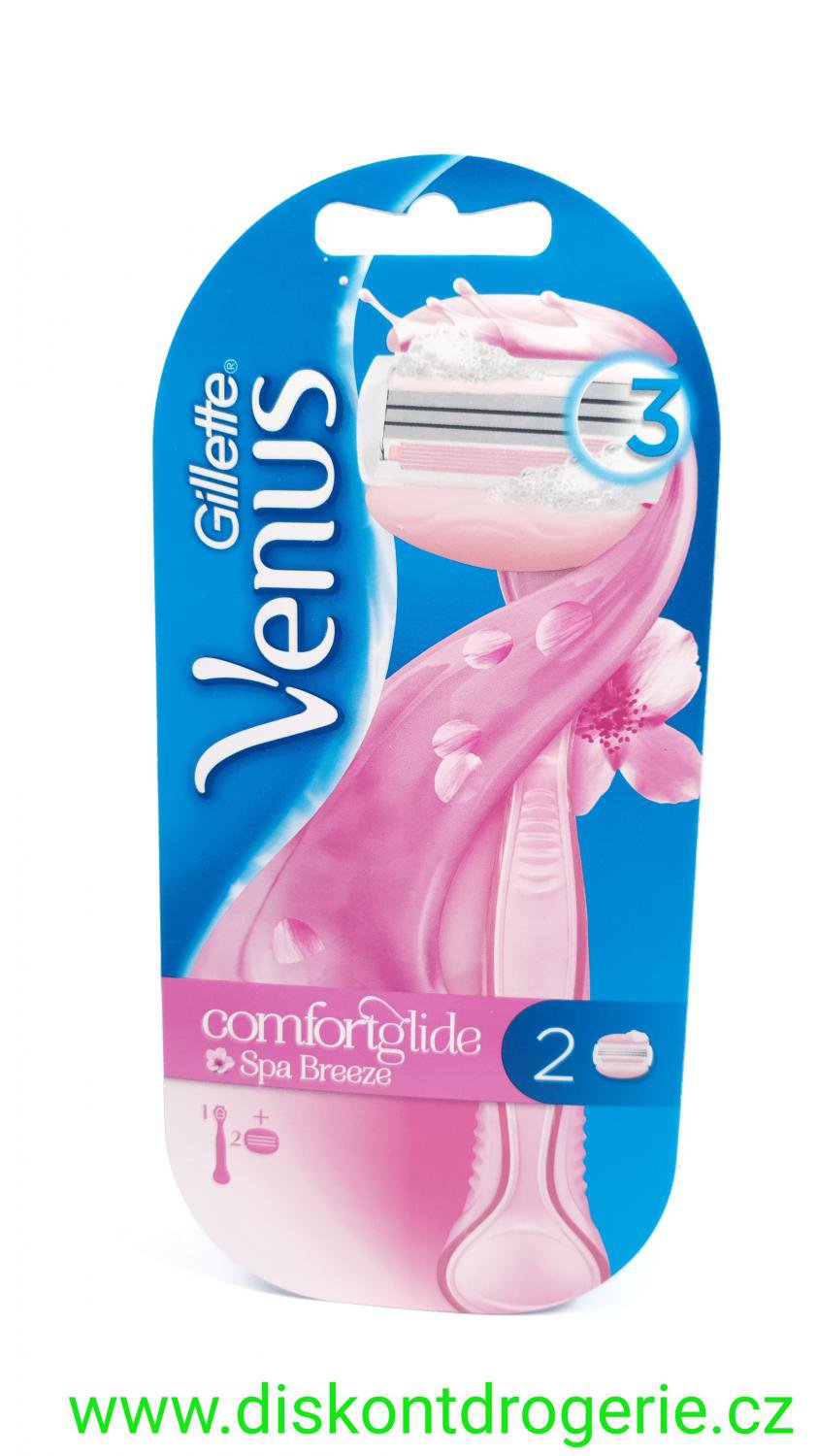 GILLETTE VENUS BREEZE STROJEK + 2 náhradní břity : Drogerie, parfémy ...