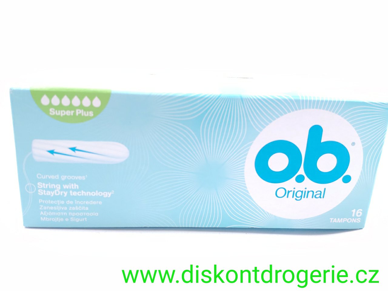OB SUPER PLUS 16KS Original ZELENÝ : Drogerie, parfémy, BIO produkty