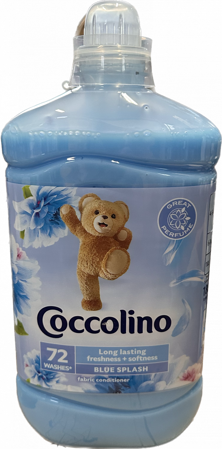 COCCOLINO 1,8L AVIVÁŽ MODRÁ BLUE SPLASH 72 pracích dávek : Drogerie ...